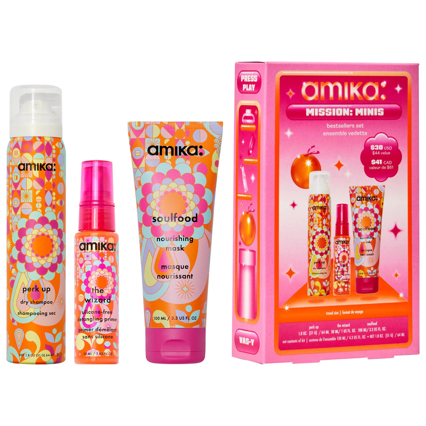 amika Holiday Mission Minis Set – Bella360 Beauty